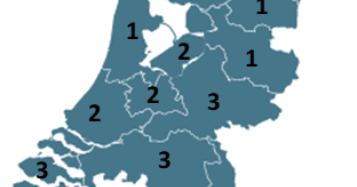 Boksen.nl | Rayon indeling Nederlandse Boksbond